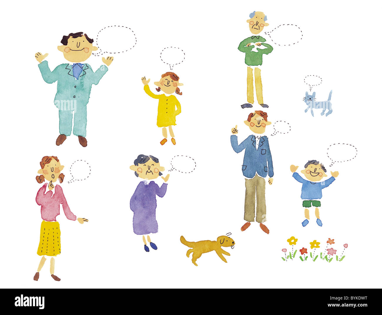 Three generations family likeness hi-res stock photography and images ...