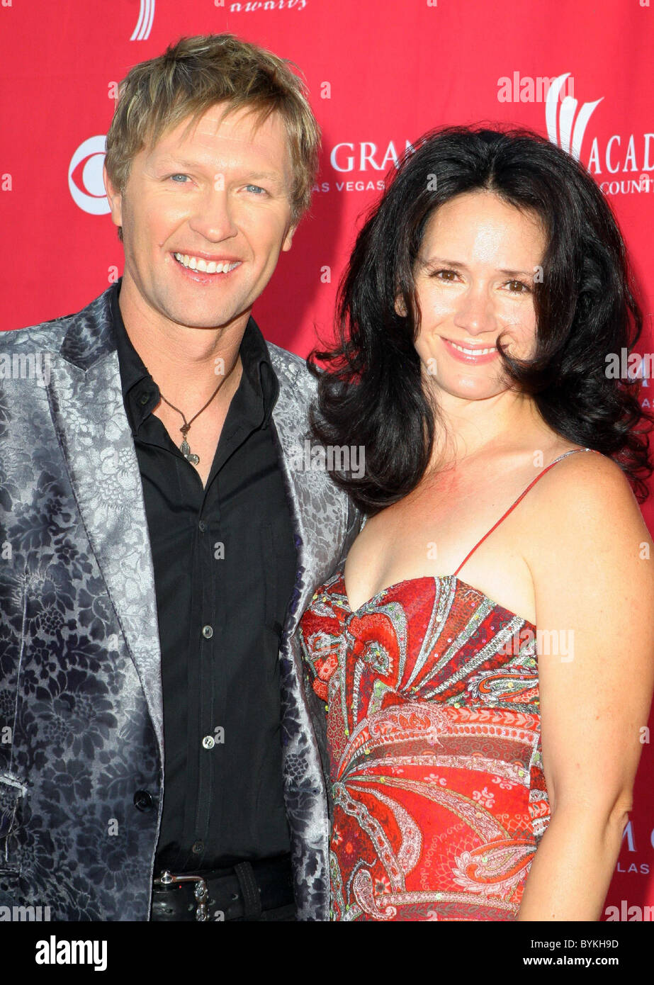Craig Morgan and guest 42nd Annual ACM Awards at MGM Grand Hotel Casino ...