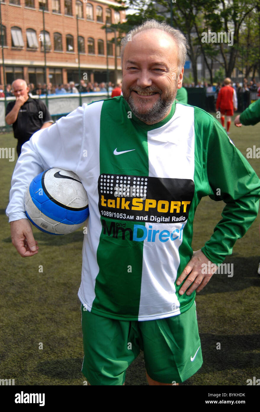 George Galloway Talksport football match - former footballers take part ...