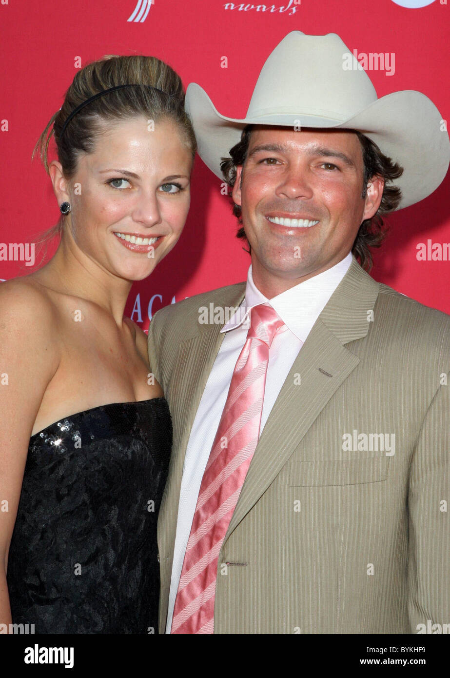 Clay Walker and Jessica Craig 42nd Annual ACM Awards at MGM Grand Hotel ...
