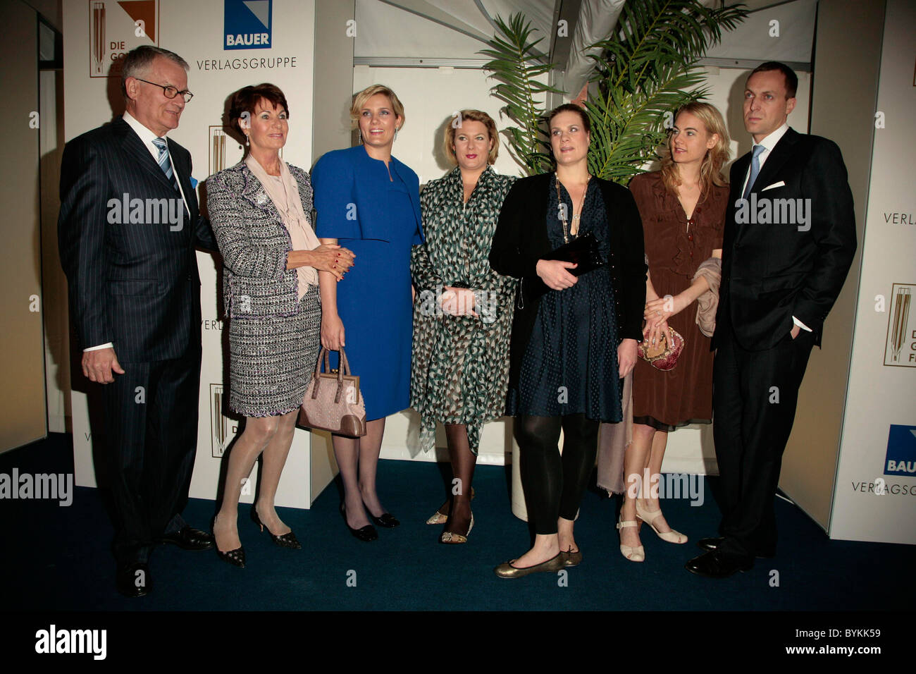 Bauer family, Goldene Feder Media Awards held at Deichtorhallen Hamburg ...