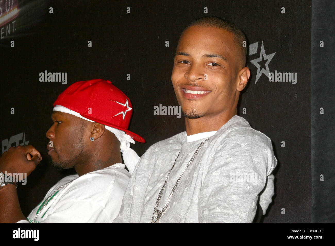 50 Cent and T.I. BET Awards 2007 nominations announcement held at ...