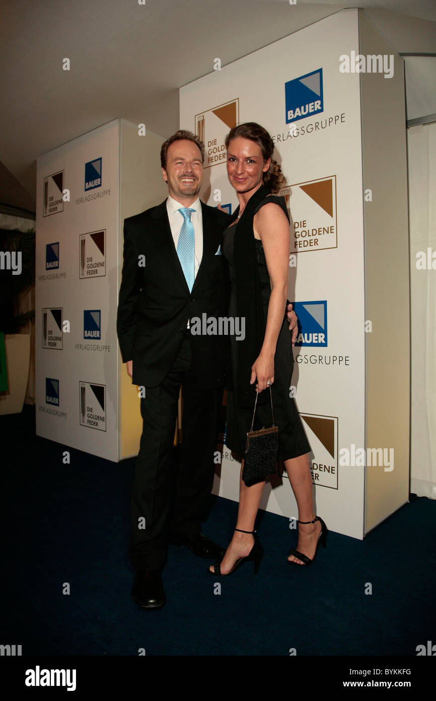 Till and Julia Demtroeder, Goldene Feder Media Awards held at ...
