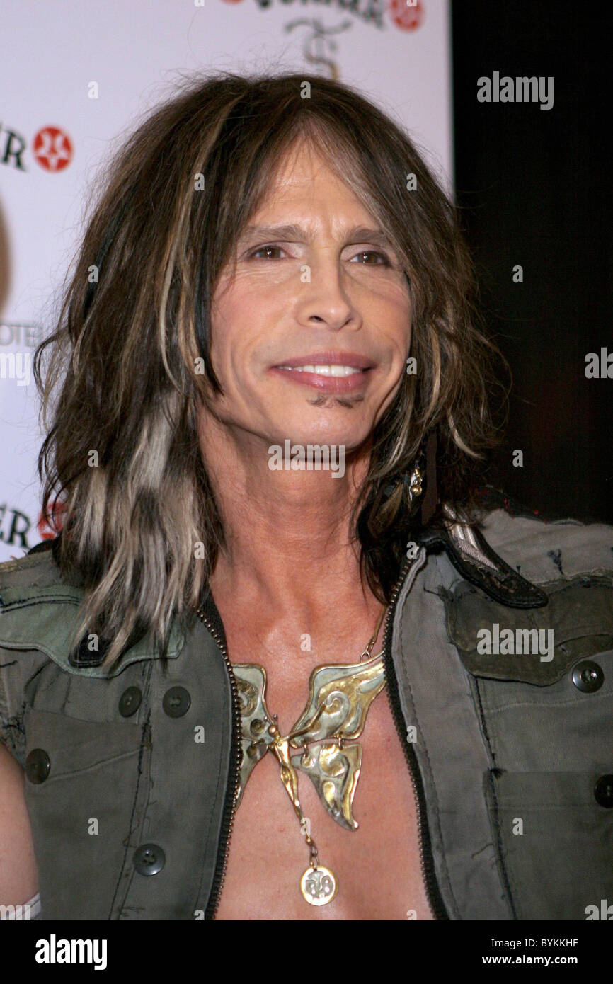 Steven Tyler Steven Tyler is honoured with a memorabillia case ...