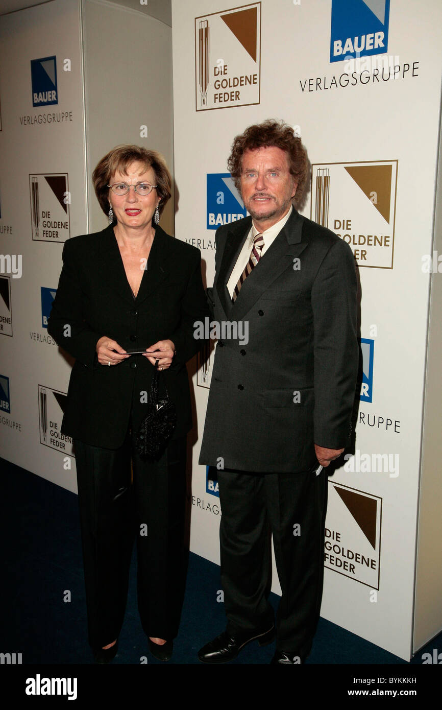 Dieter Wedel and guest Goldene Feder Media Awards held at ...