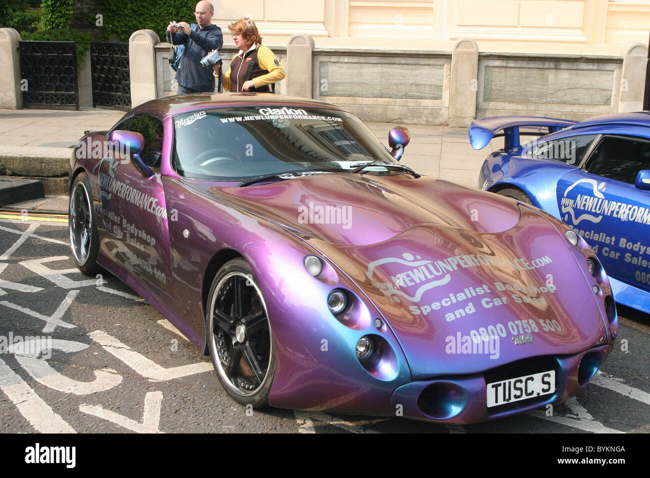 The start of the Gumball Rally held at Waterloo Place London, England ...
