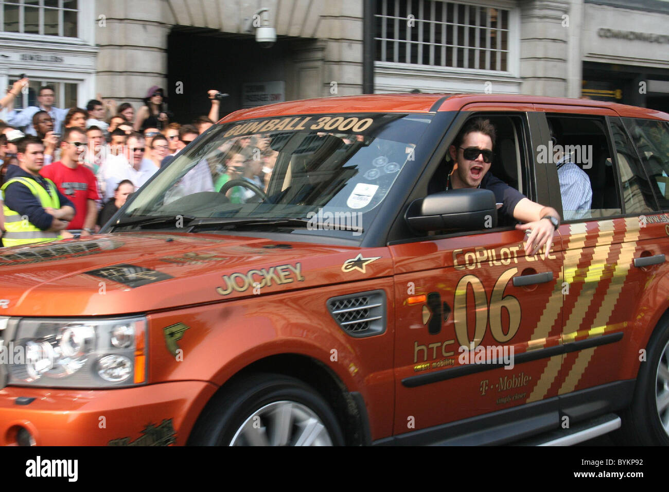 The start of the Gumball Rally held at Waterloo Place London, England ...