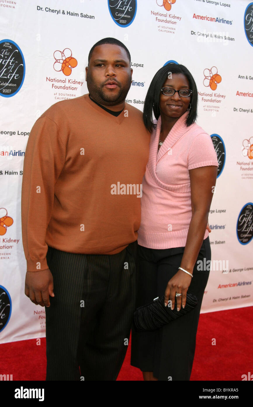 Anthony Anderson and Wife The Gift of Life Celebration 2007 National ...