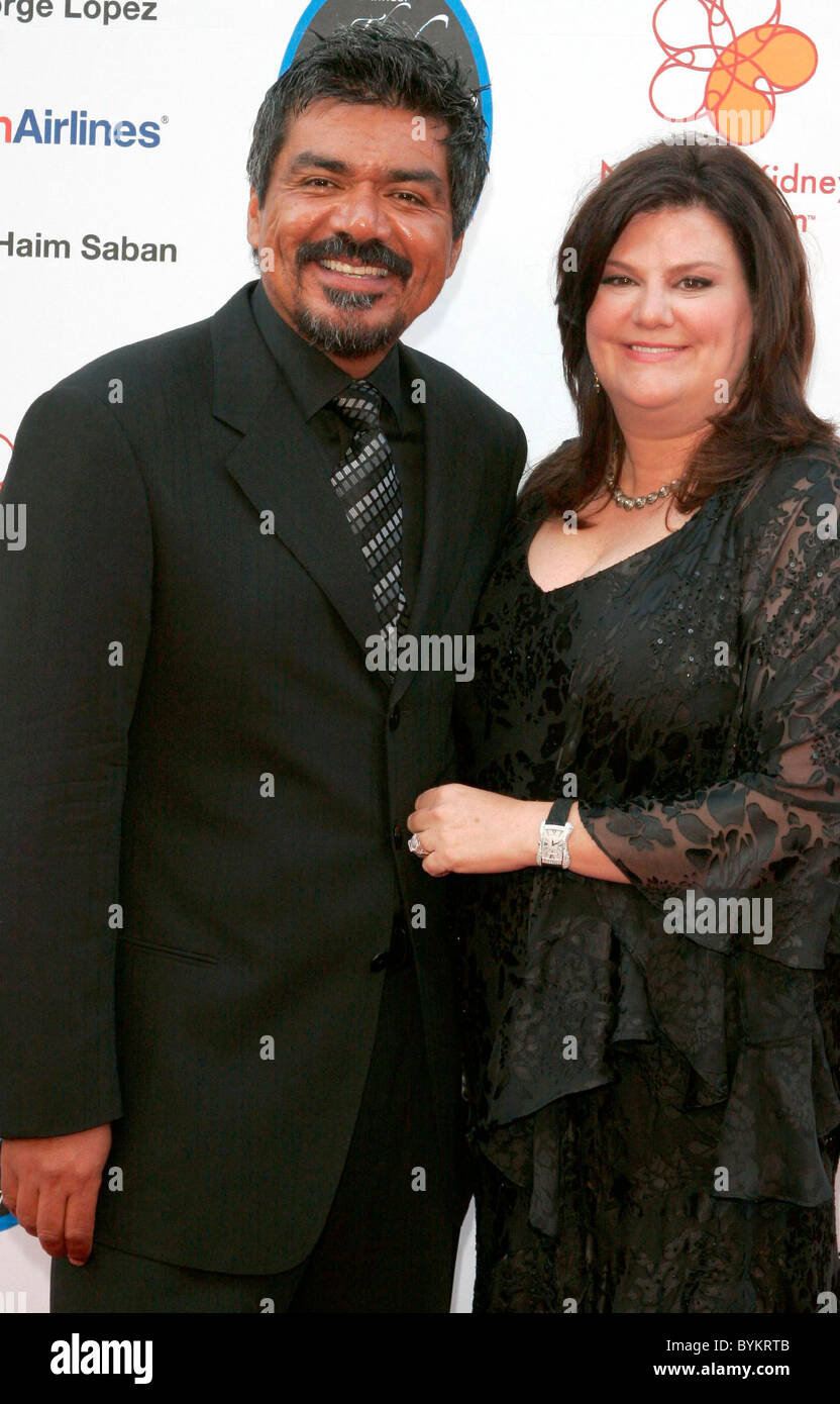 George Lopez and Ann Lopez George Lopez hosts the National Kidney ...