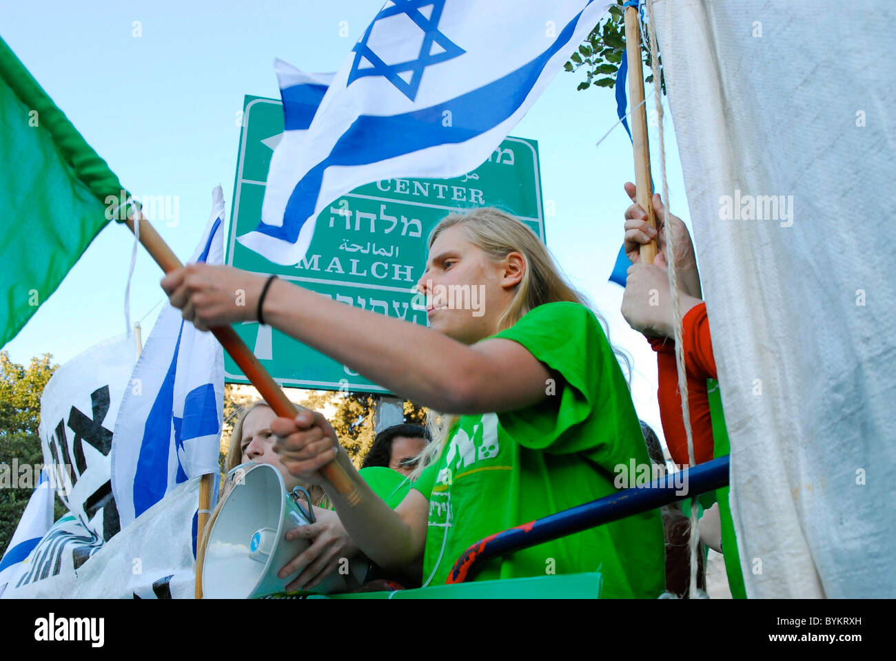 Dozens of left-wing activists have started demonstrating outside the ...