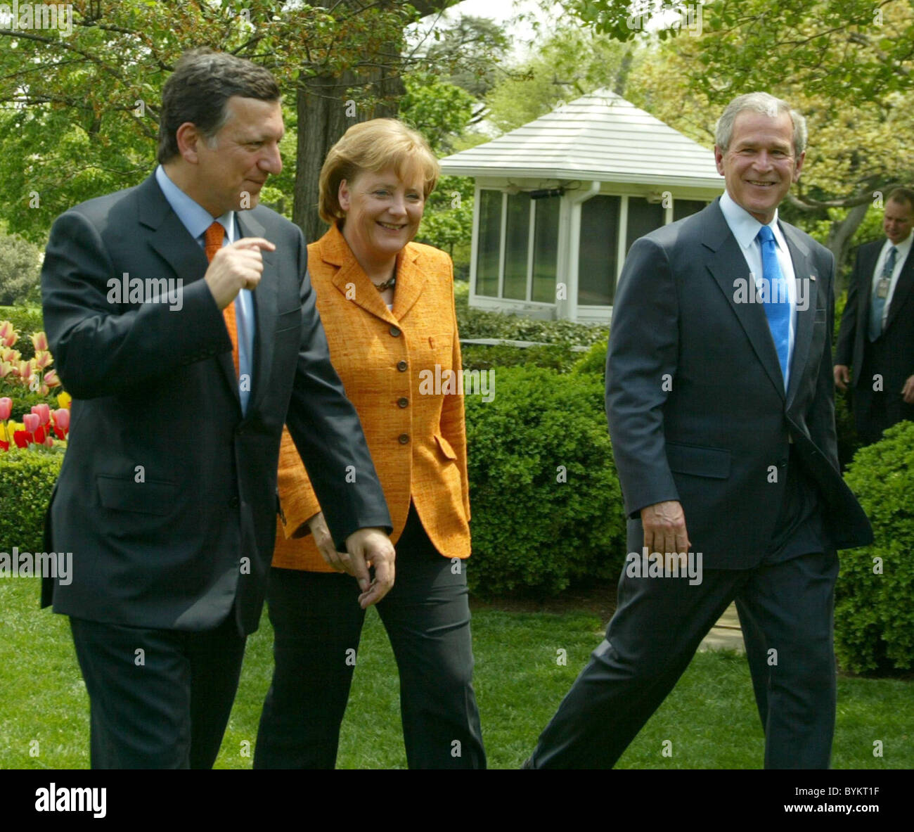 German Chancellor Angela Merkel, whose country holds the rotating EU ...