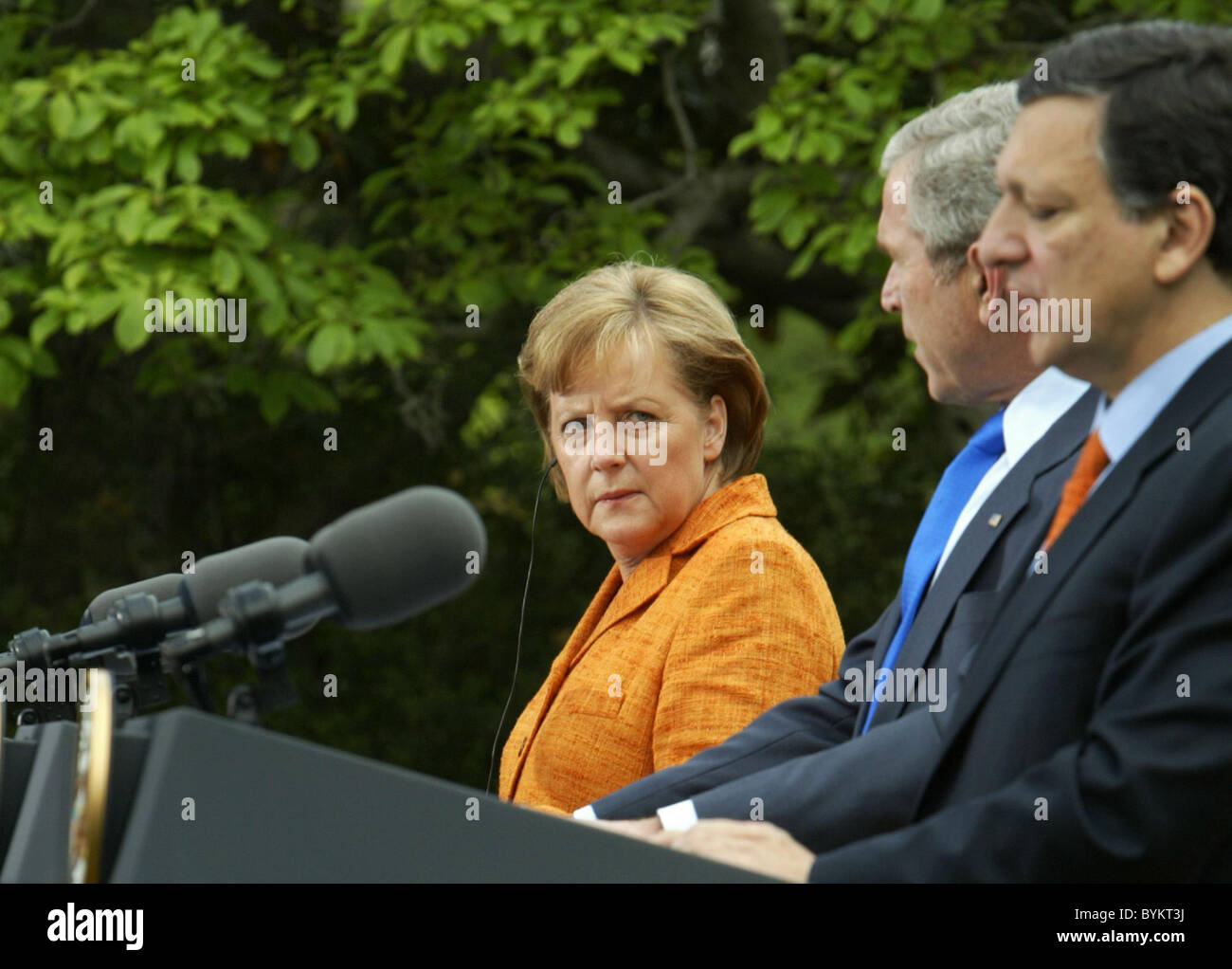 German Chancellor Angela Merkel, whose country holds the rotating EU ...