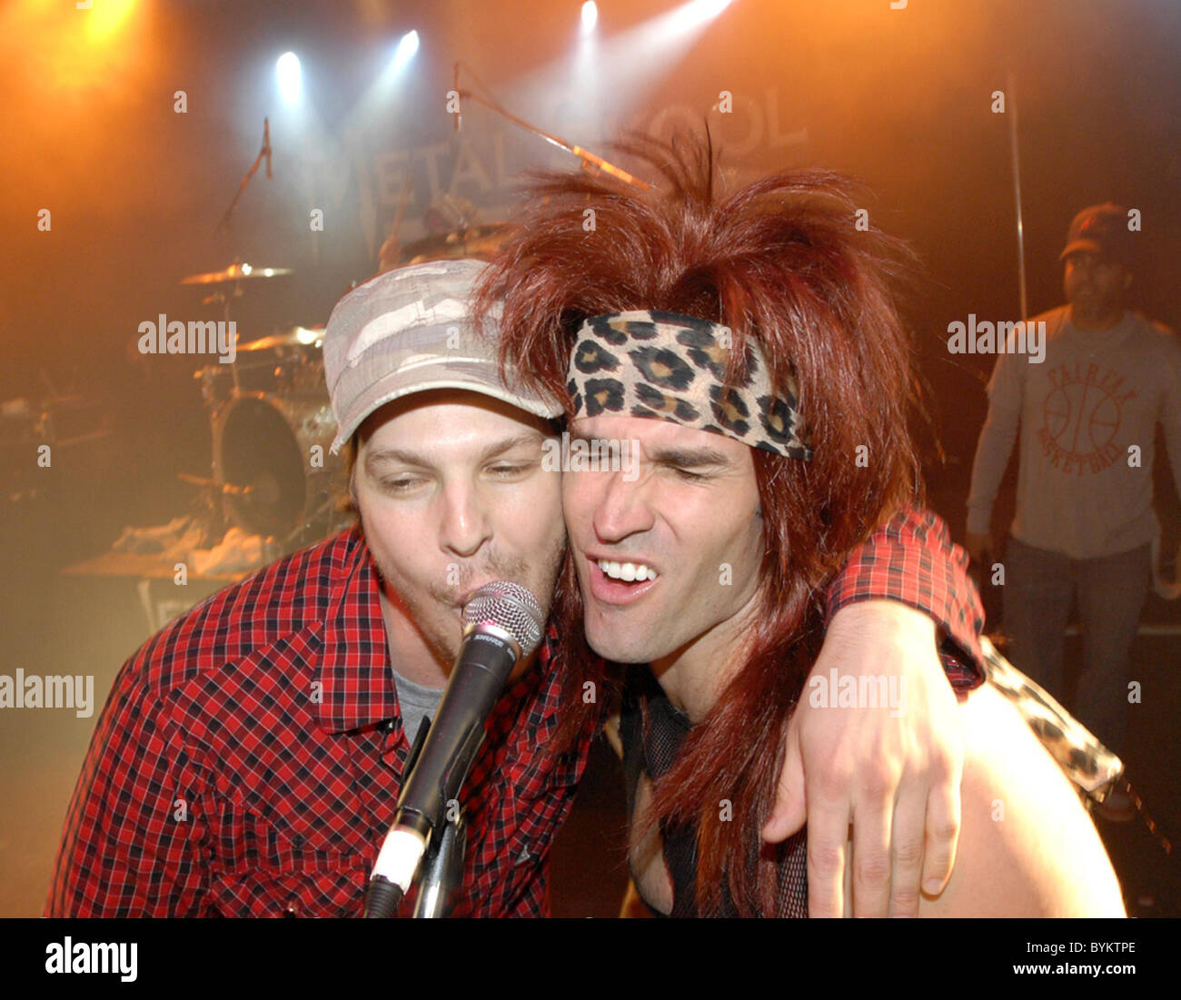 Gavin DeGraw and Russ Parrish of Metal Skool Metal Skool performing ...