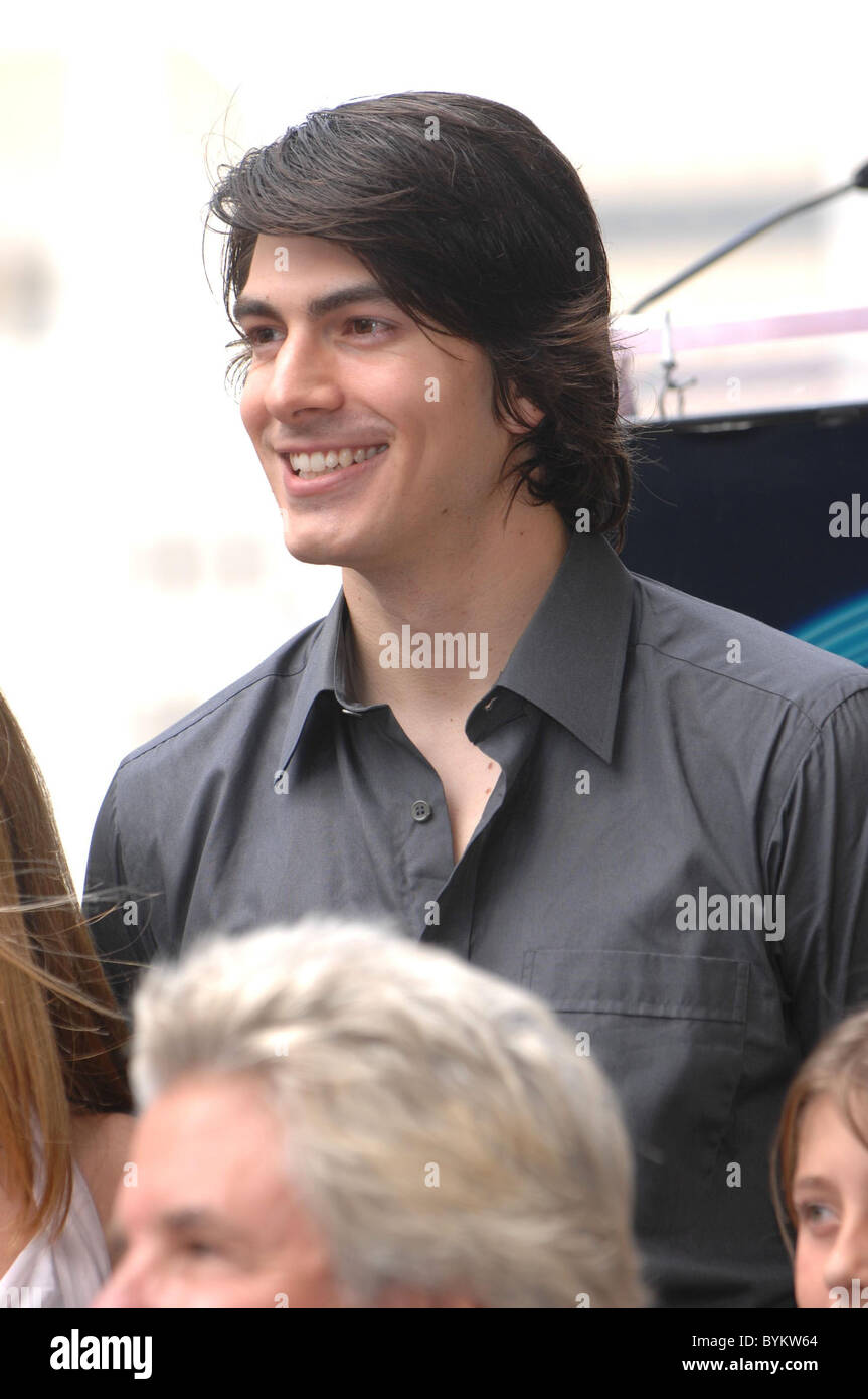 Brandon Routh Jon Peters receives a Star on the Hollywood Walk Of Fame ...