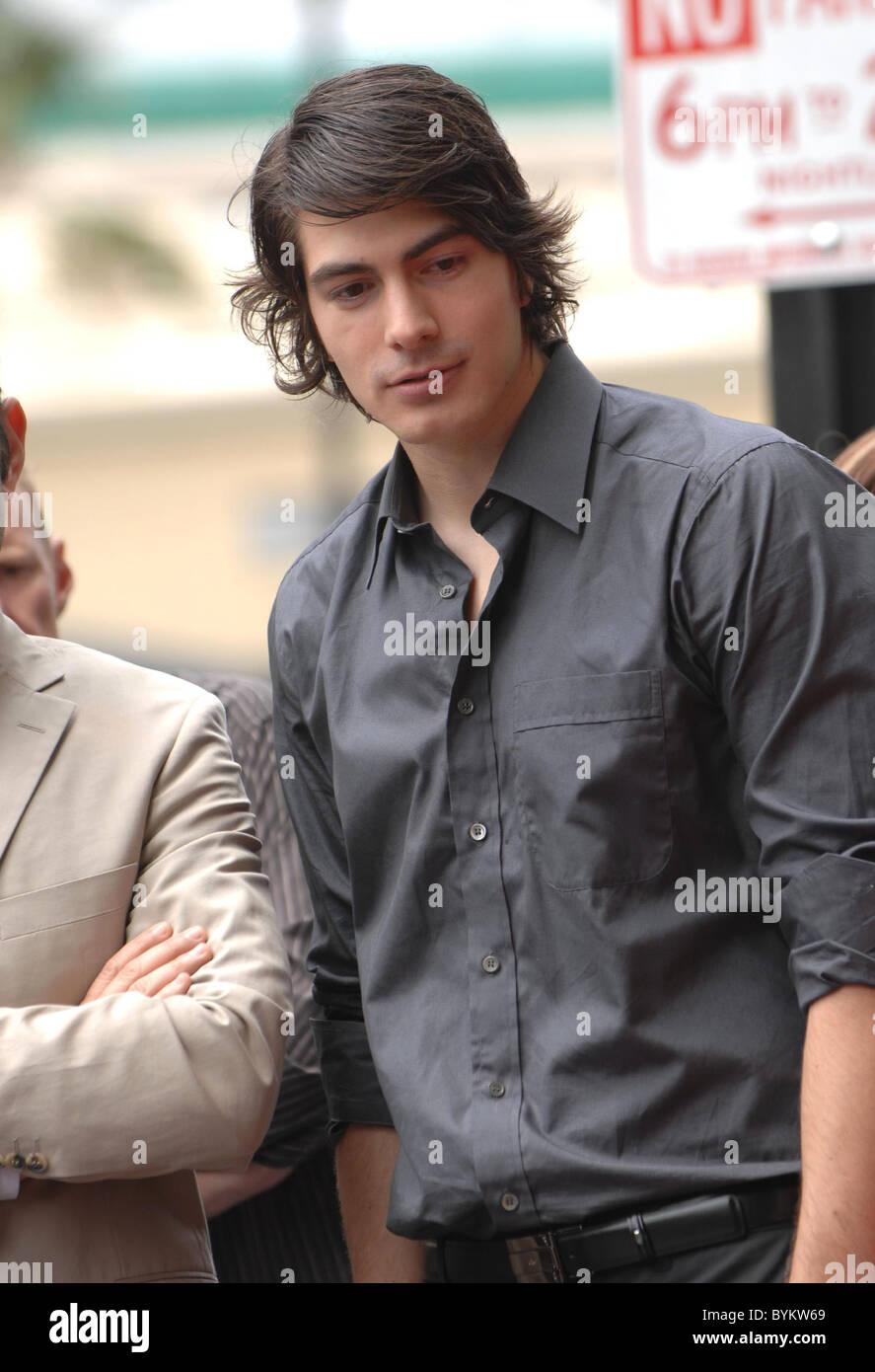 Brandon Routh Jon Peters receives a Star on the Hollywood Walk Of Fame ...