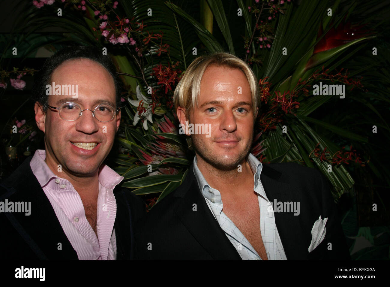 Andrew Saffir and Daniel Benedict Paper Magazine's dinner for Annelise ...