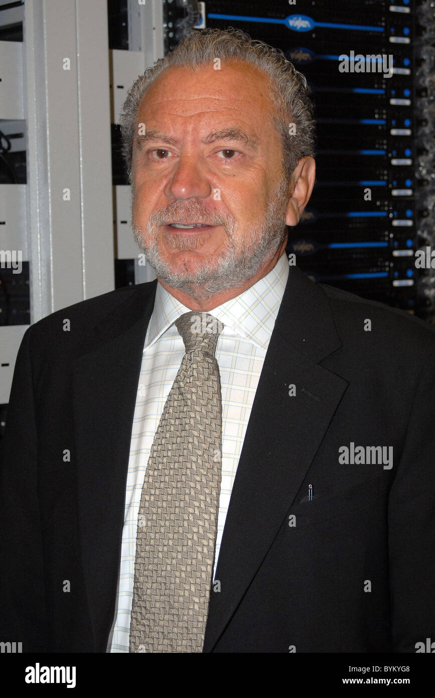 Sir Alan Sugar launches a new high-performance computer 'cluster ...