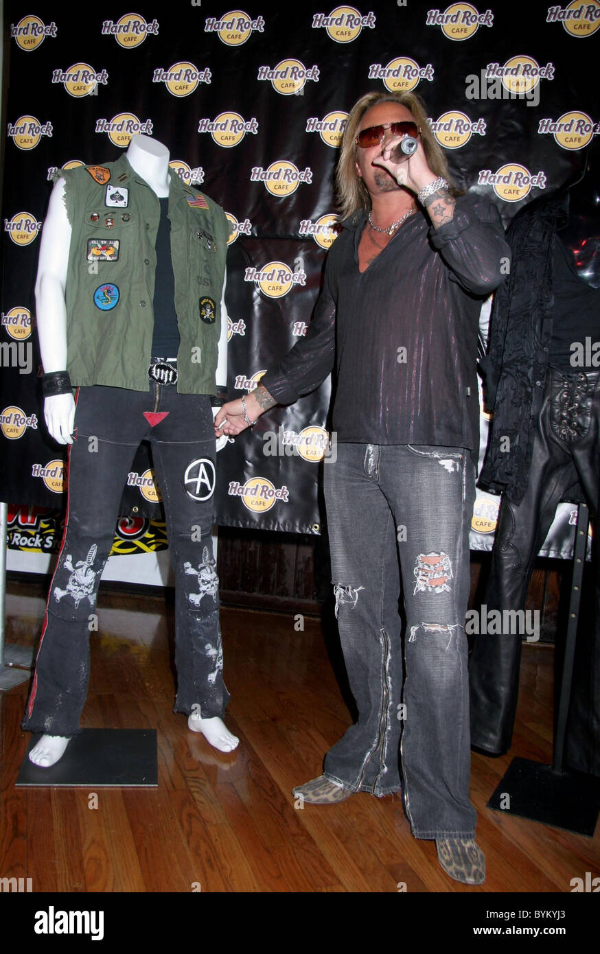 Vince Neil Vince Neil donates two of his stage costumes from Motley ...