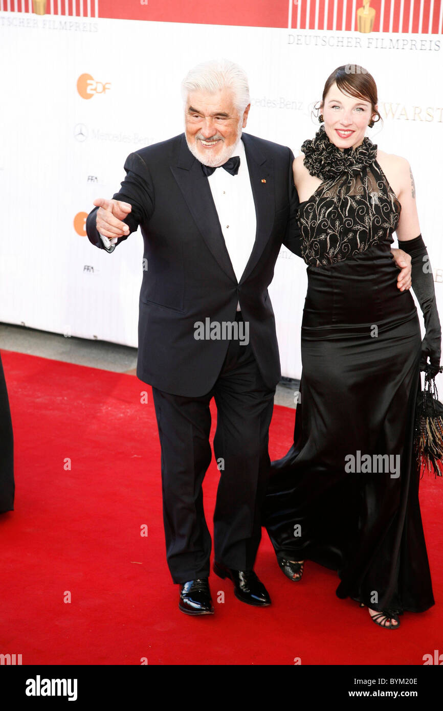 Mario Adorf and Merit Becker at the Deutscher Filmpreis (German ...