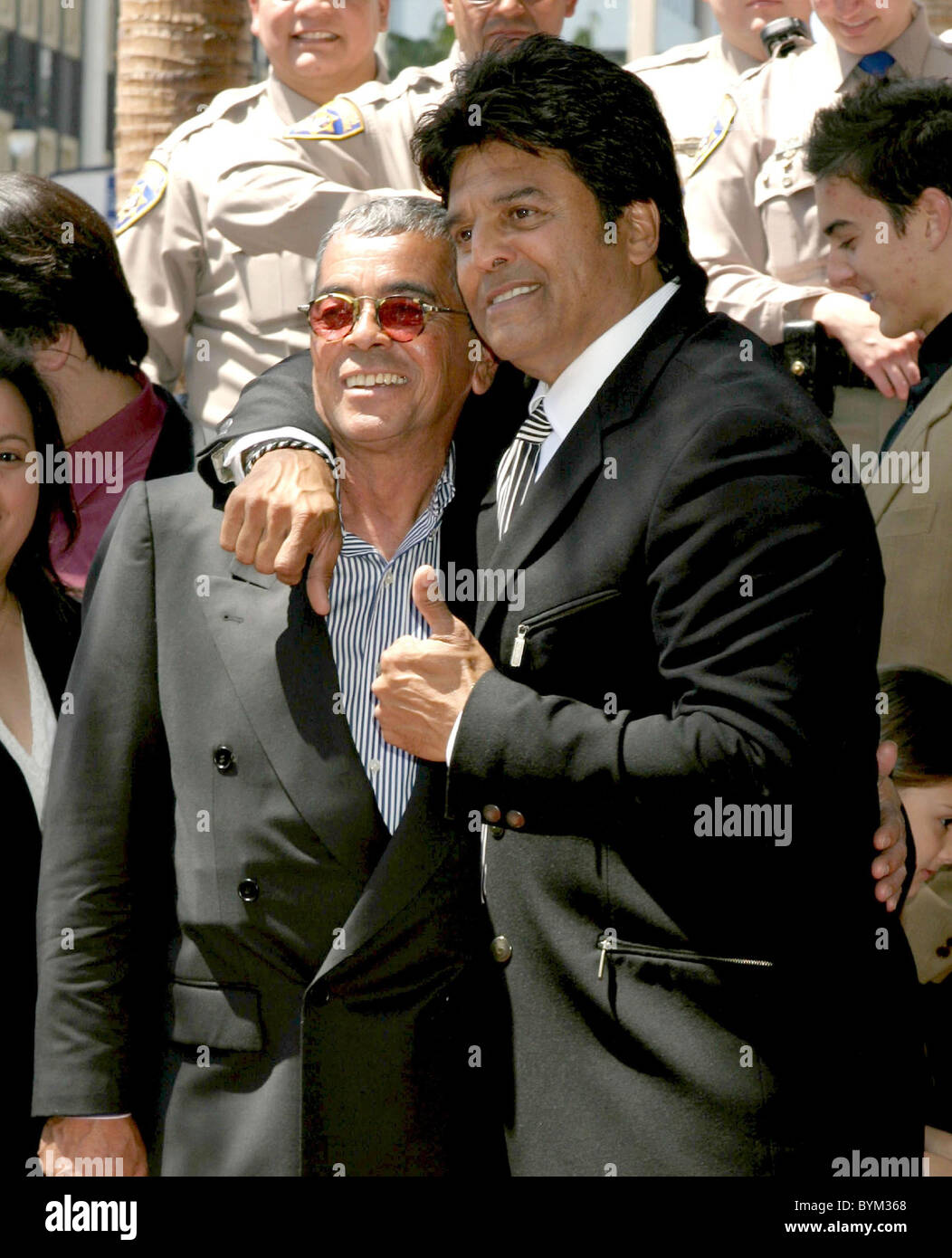 Joey Estrada and Erik Estrada Erik Estrada receives a Star on the ...