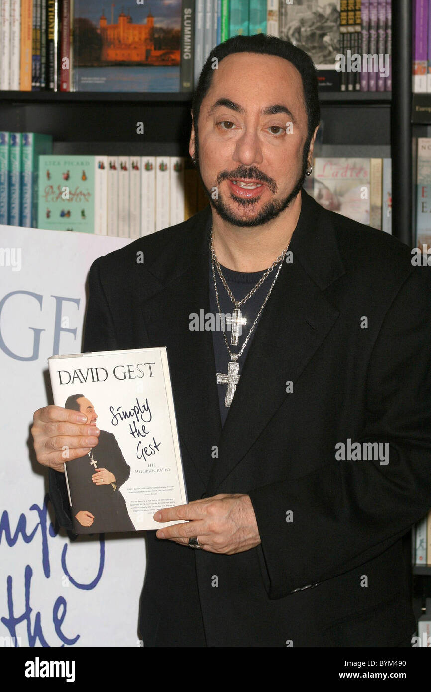 David Gest signing copies of his autobiography 'Simply the Gest' at ...