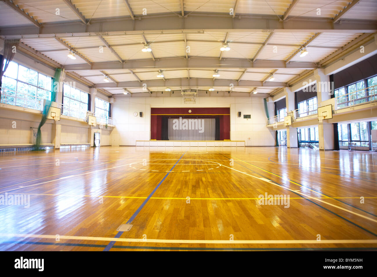School Gymnasium Empty High Resolution Stock Photography and Images - Alamy