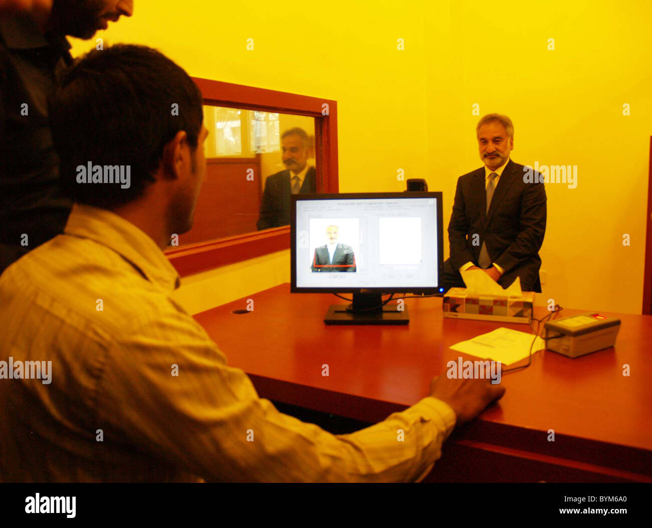 Sindh Home Minister, Dr.Zulfiqar Mirza poses for picture of ...