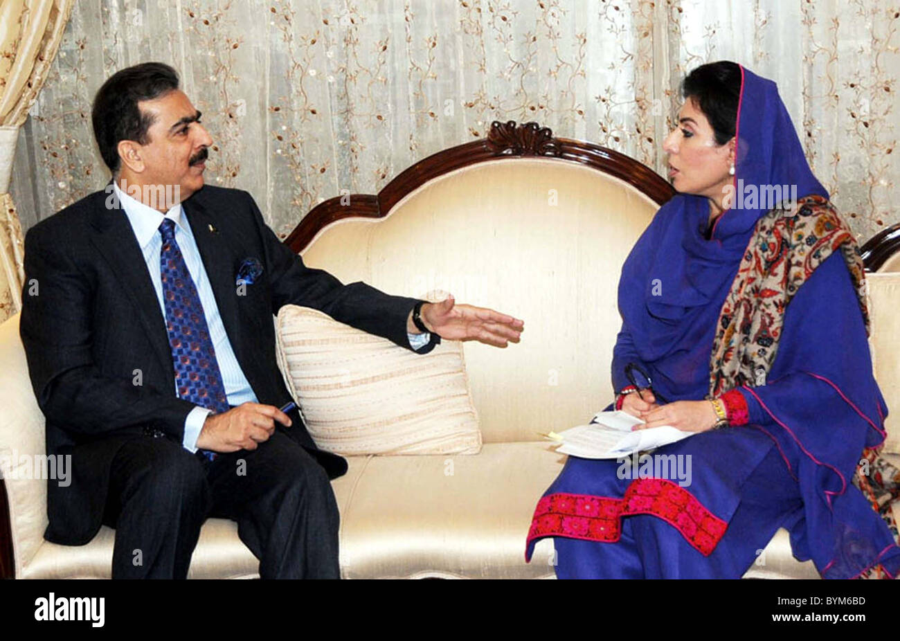 Prime Minister, Syed Yousuf Raza Gilani talks with National Assembly ...