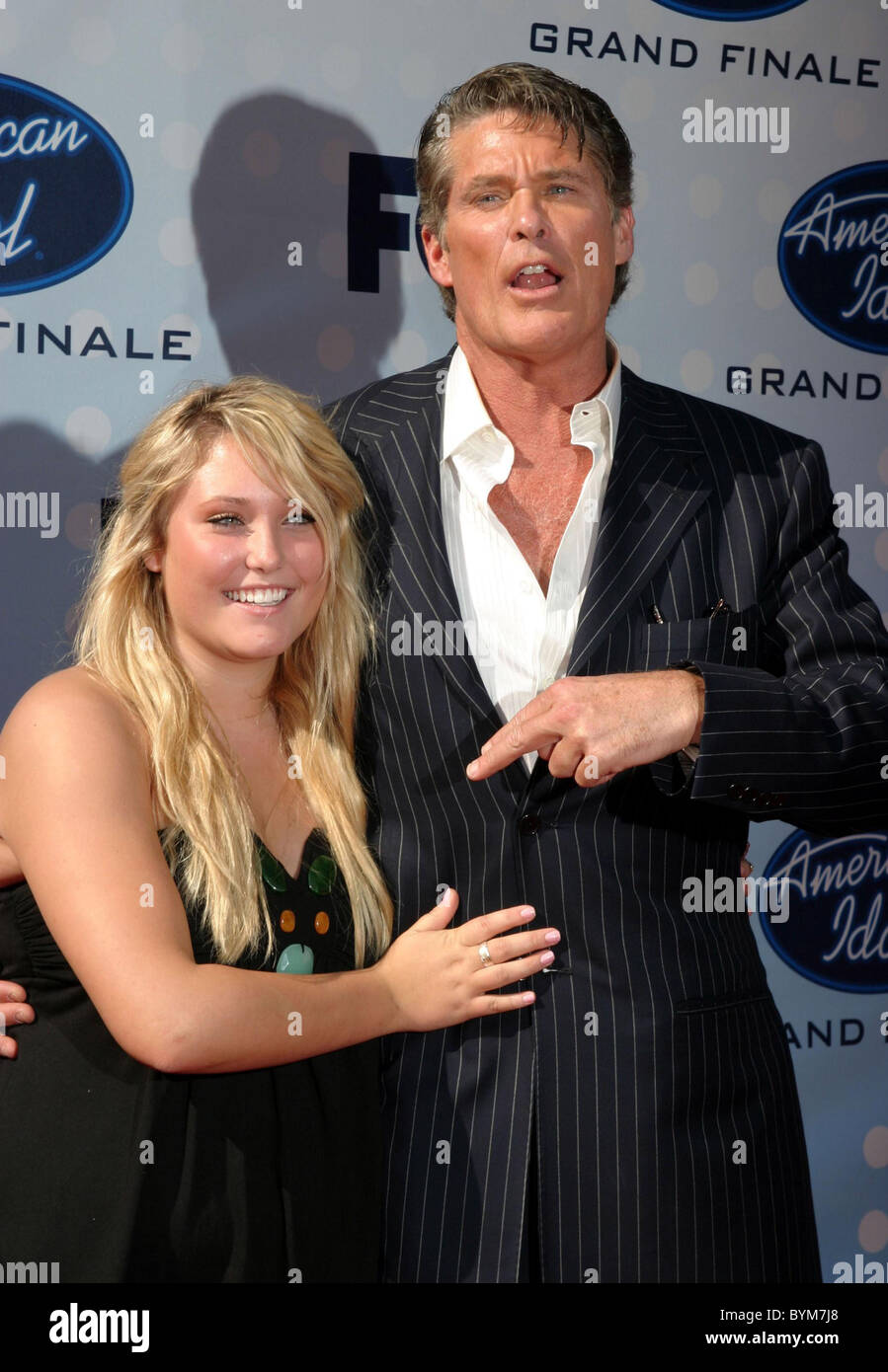 David Hasselhoff and daughter Haley Hasselhoff American Idol Season 6 ...