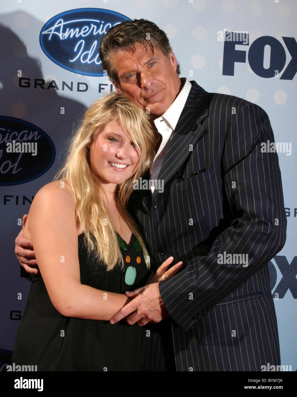 David Hasselhoff and daughter Haley Hasselhoff American Idol Season 6 ...