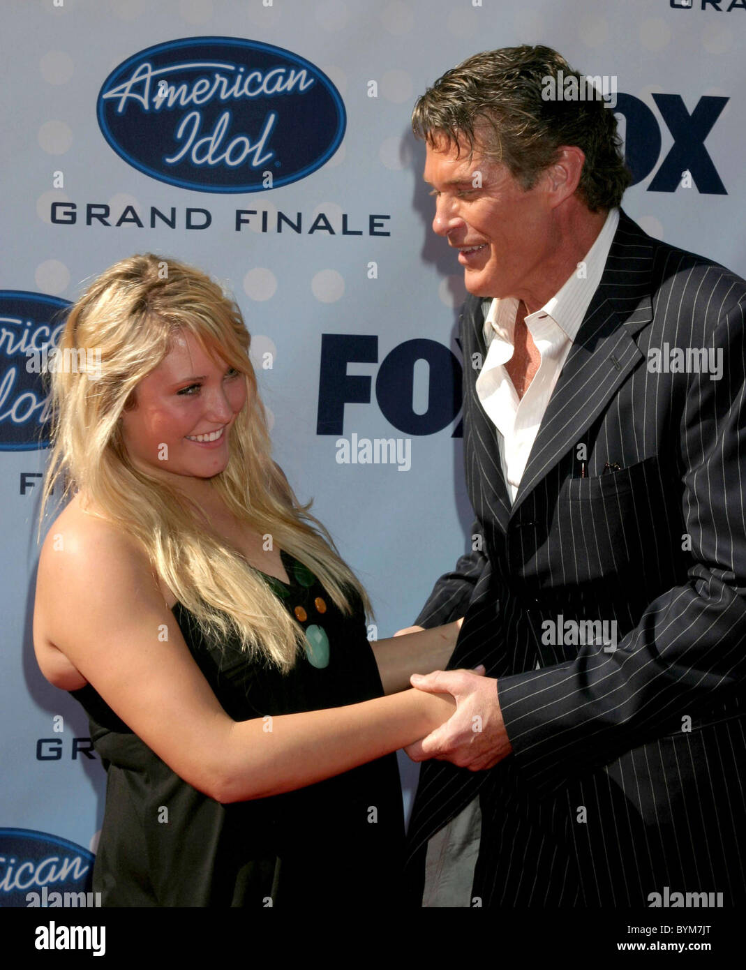 David Hasselhoff and daughter Haley Hasselhoff American Idol Season 6 ...