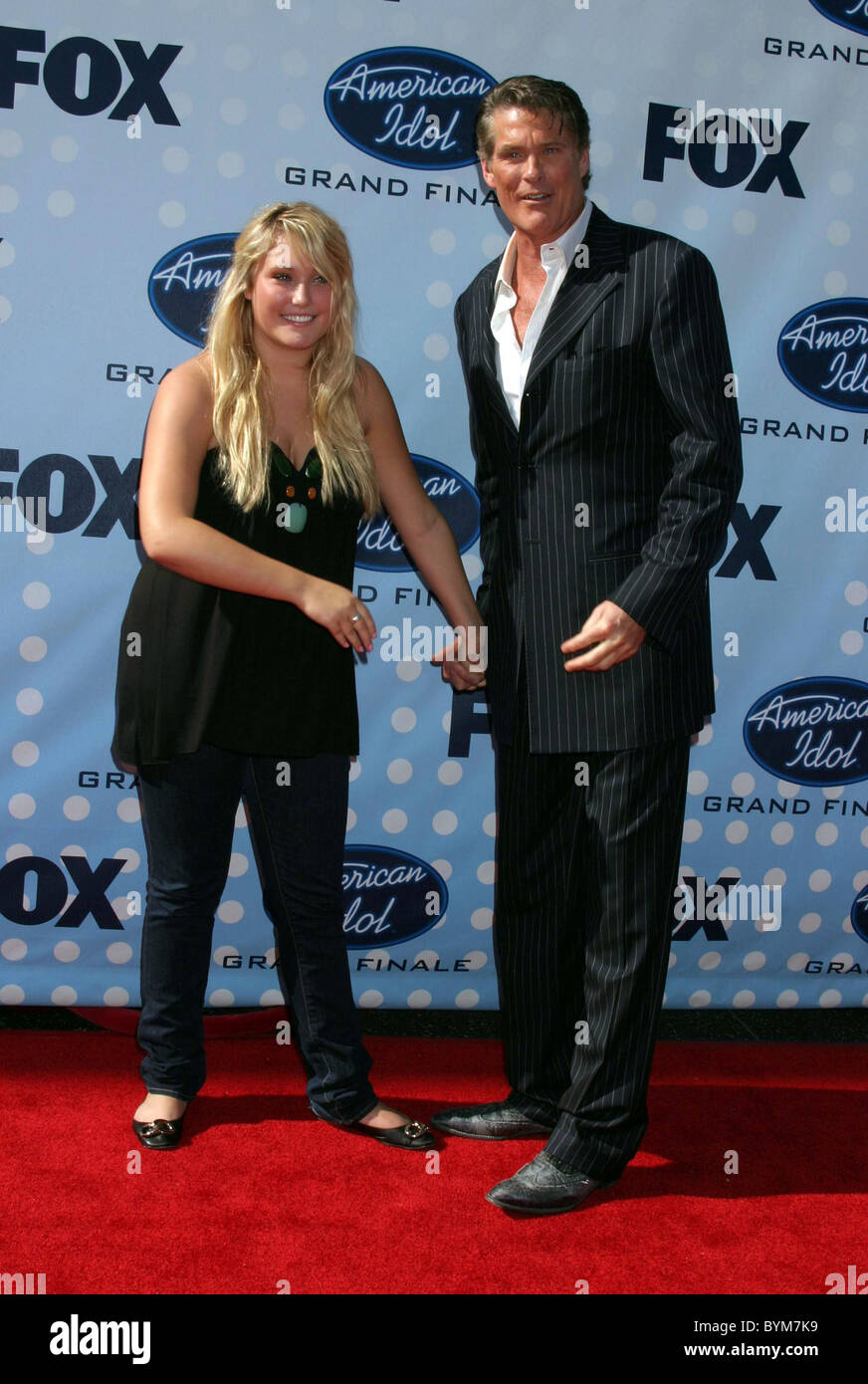 David Hasselhoff and daughter Haley Hasselhoff American Idol Season 6 ...