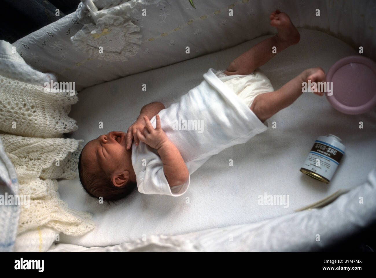 Newborn baby moses basket hi-res stock photography and images - Alamy