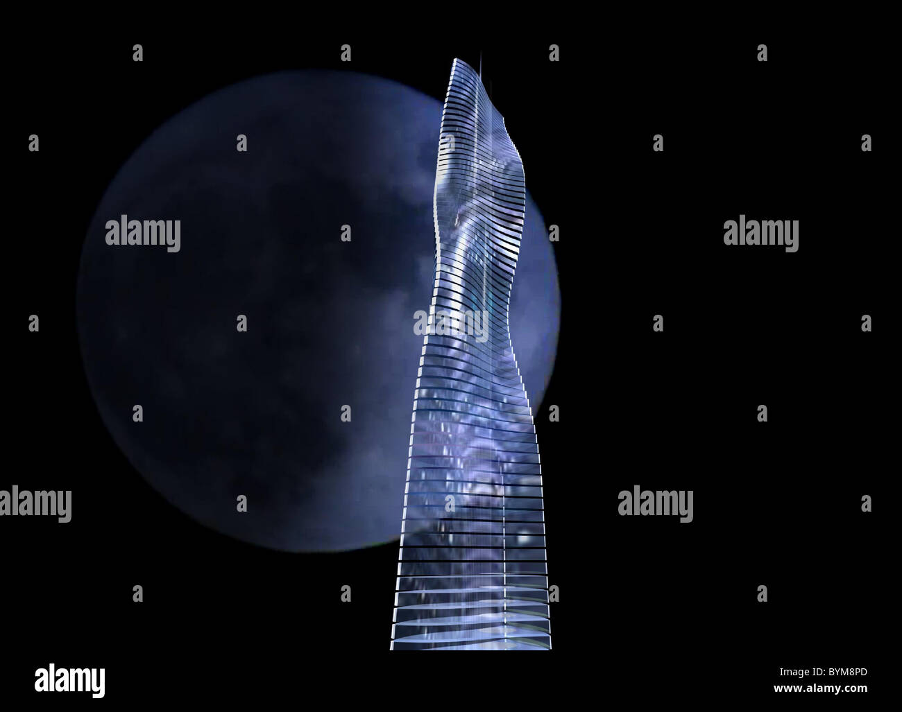 ROTATING TOWER BLOCK This incredible rotating tower is called The ...