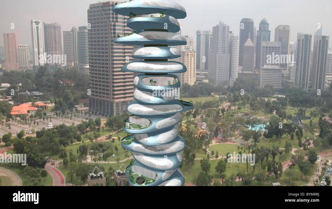ROTATING TOWER BLOCK This incredible rotating tower is called The ...