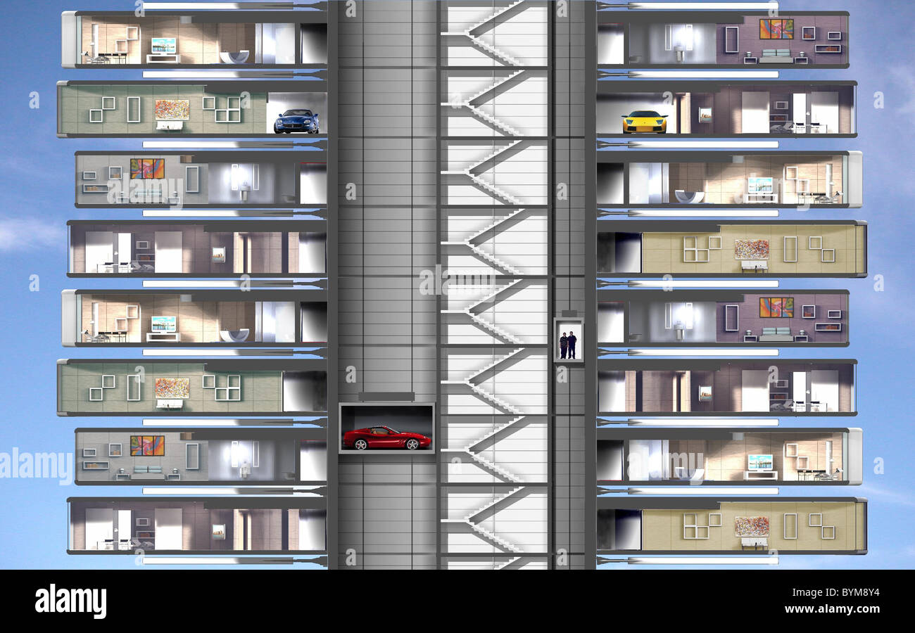 ROTATING TOWER BLOCK This incredible rotating tower is called The ...