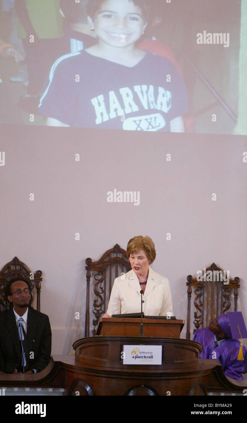 First lady laura bush keynote hi-res stock photography and images - Alamy