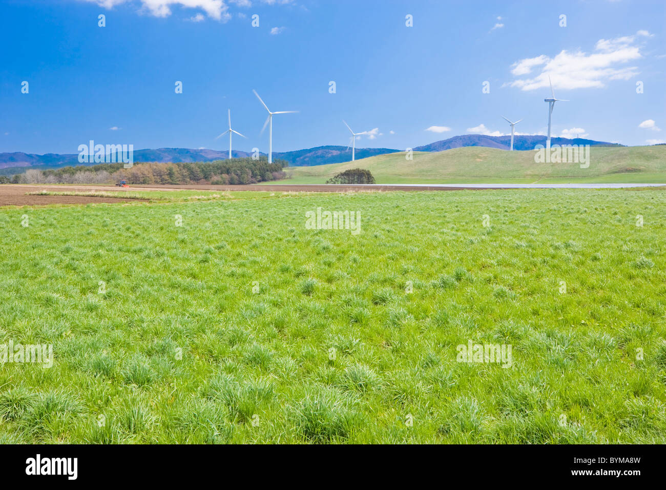 Wind farm asia man hi-res stock photography and images - Alamy