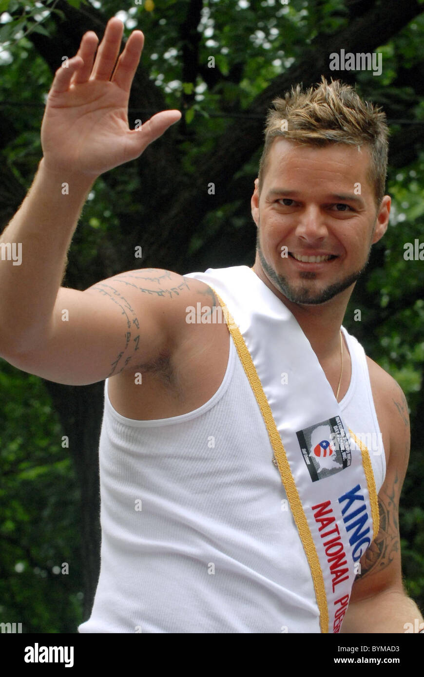 Ricky Martin The 50th annual National Puerto Rican Day parade along 5th ...