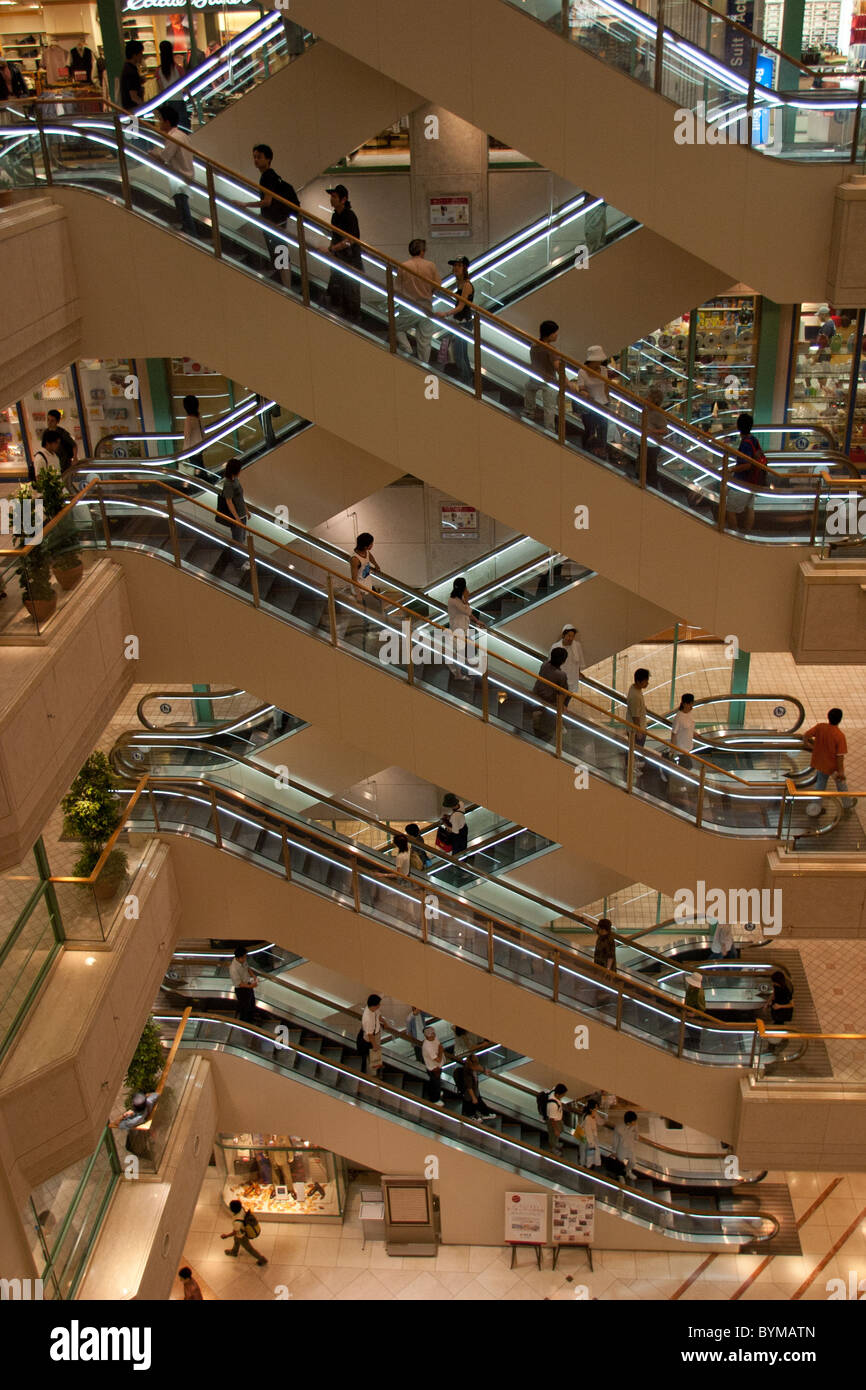 Multi-story shopping mall in Tokyo, Japan Stock Photo - Alamy