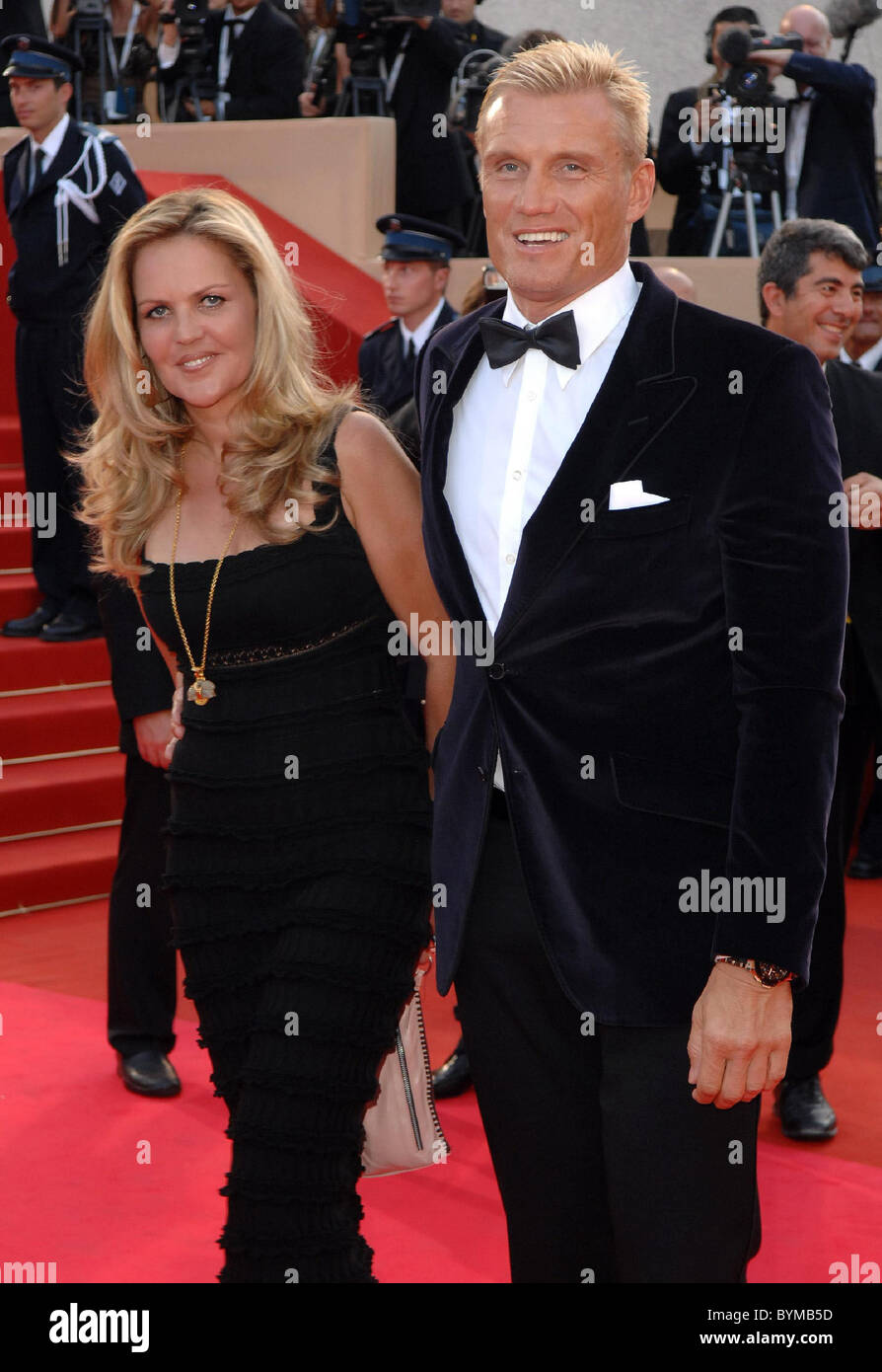Dolf Lundgreen and guest 2007 Cannes Film Festival Day 9 - 'Ocean's ...