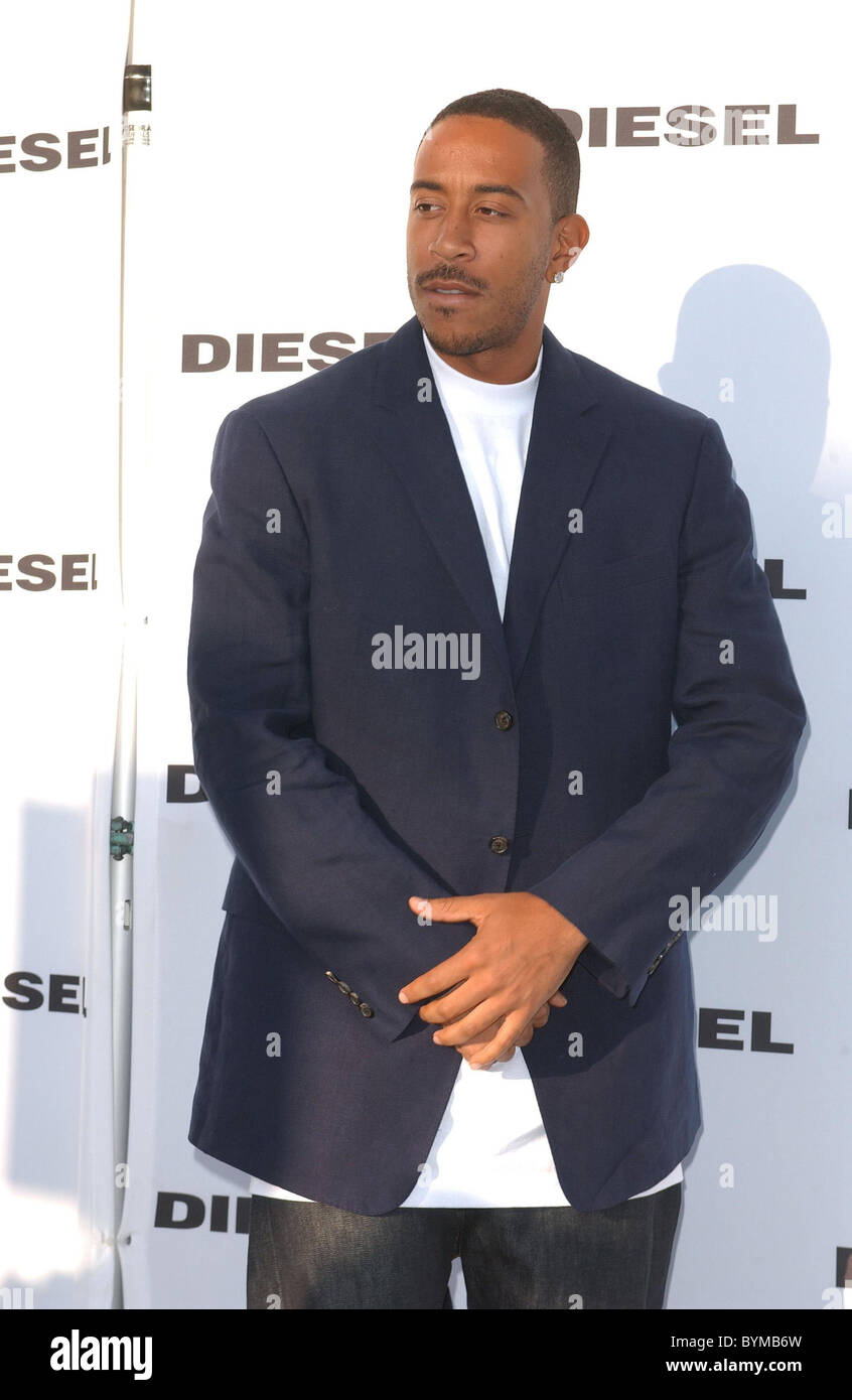 Chris Bridges aka Ludacris Diesel celebrates the opening of the Melrose ...