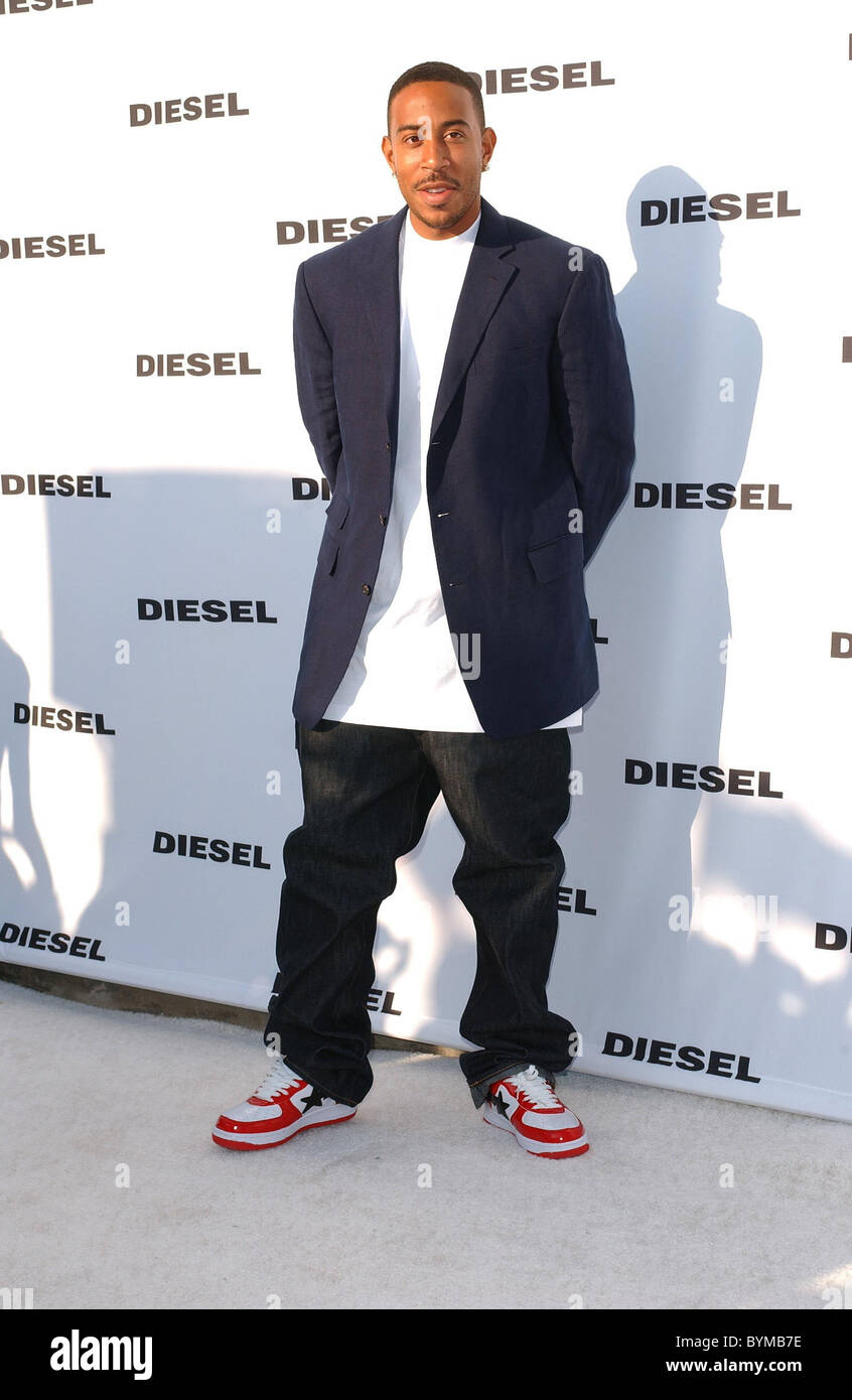 Chris Bridges aka Ludacris Diesel celebrates the opening of the Melrose ...