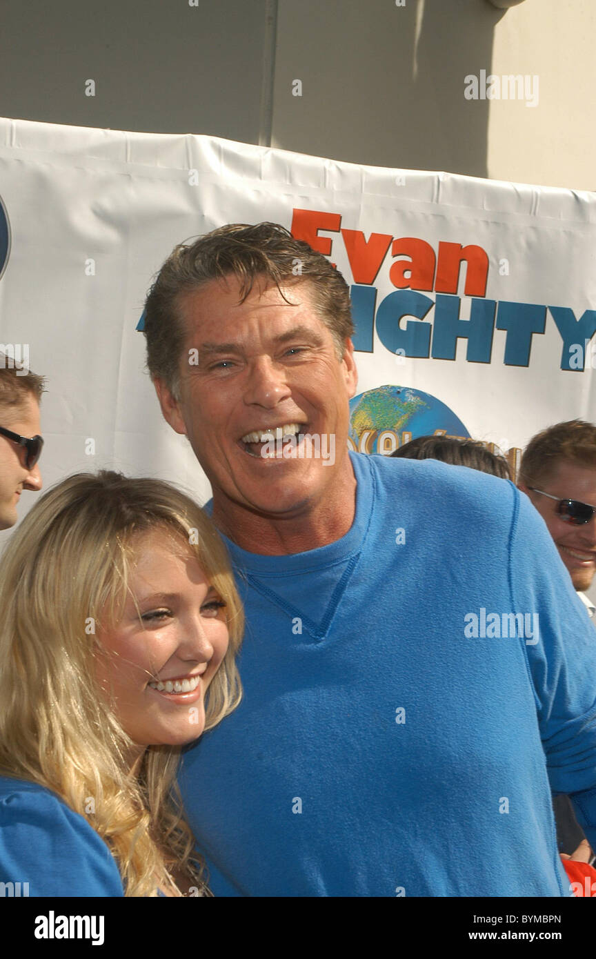 David Hasselhoff World Premiere of 'Evan Almighty' at the Gibson ...