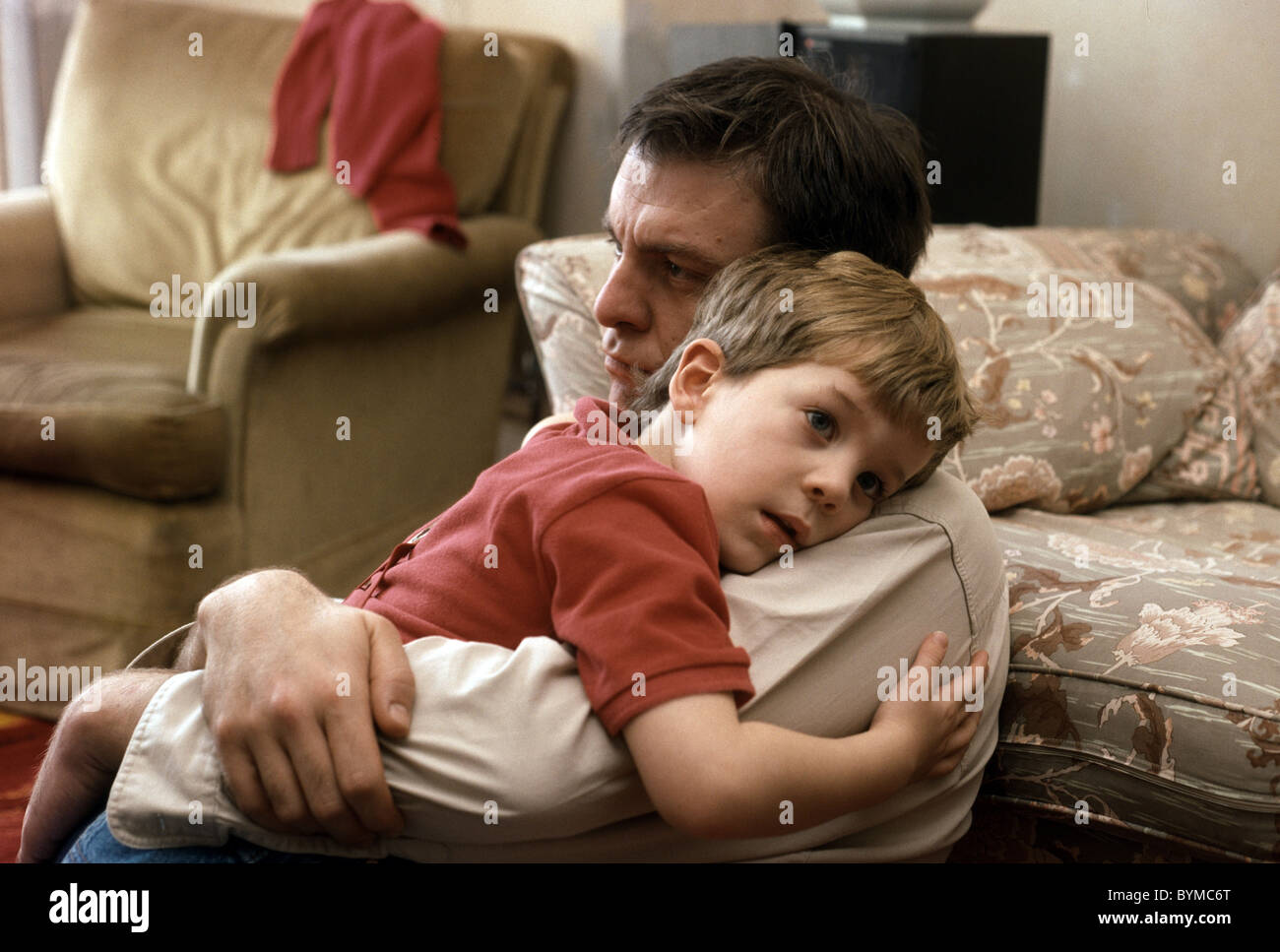 father and son together bonding Stock Photo - Alamy