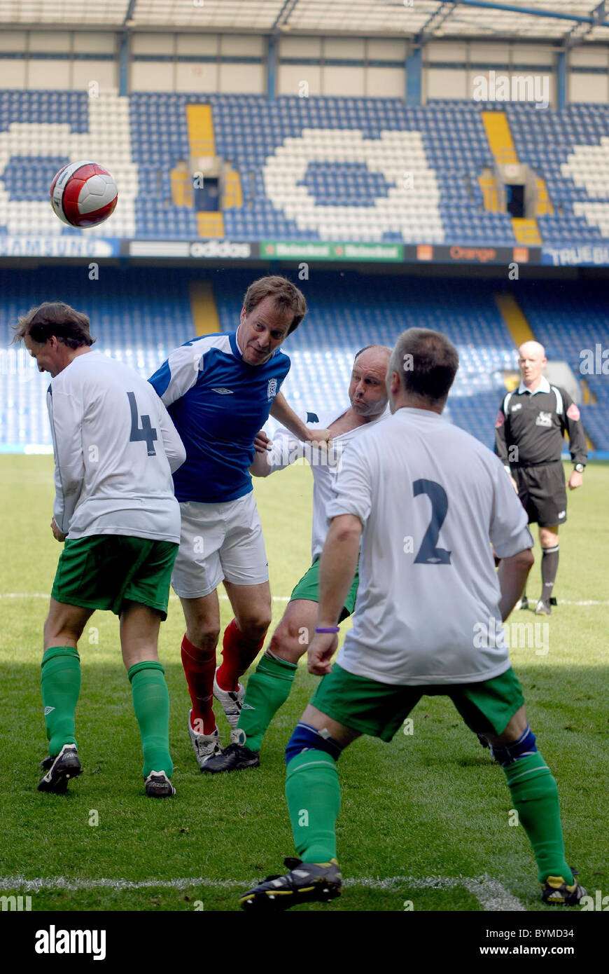 Alastair Campbell Nicky's Whisper Challenge Trophy Football Match at ...