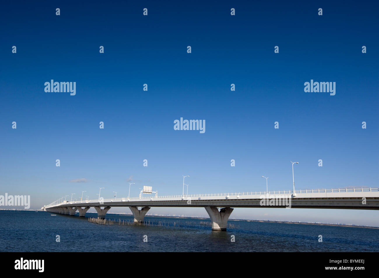 Tokyo Wan Aqua-line Stock Photo - Alamy