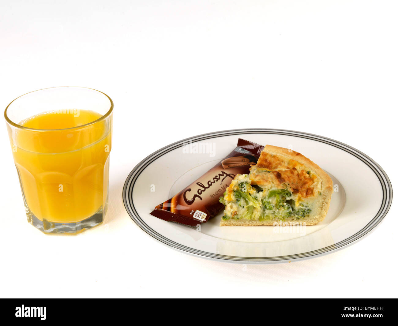 Vegetable Quiche Meal Stock Photo - Alamy