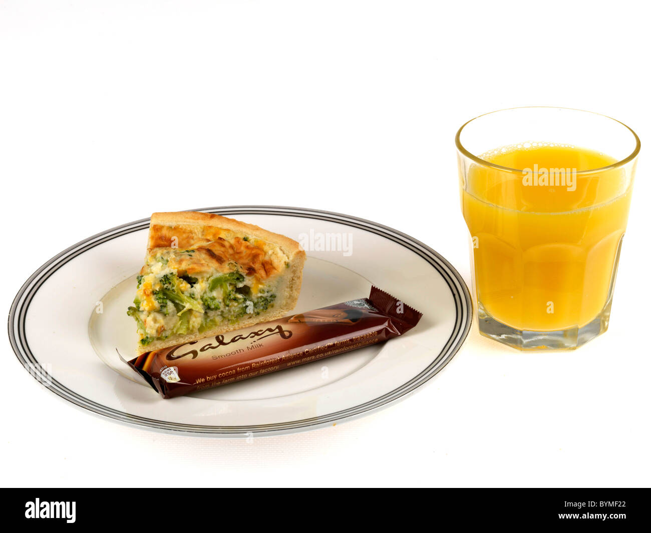 Vegetable Quiche Meal Stock Photo - Alamy