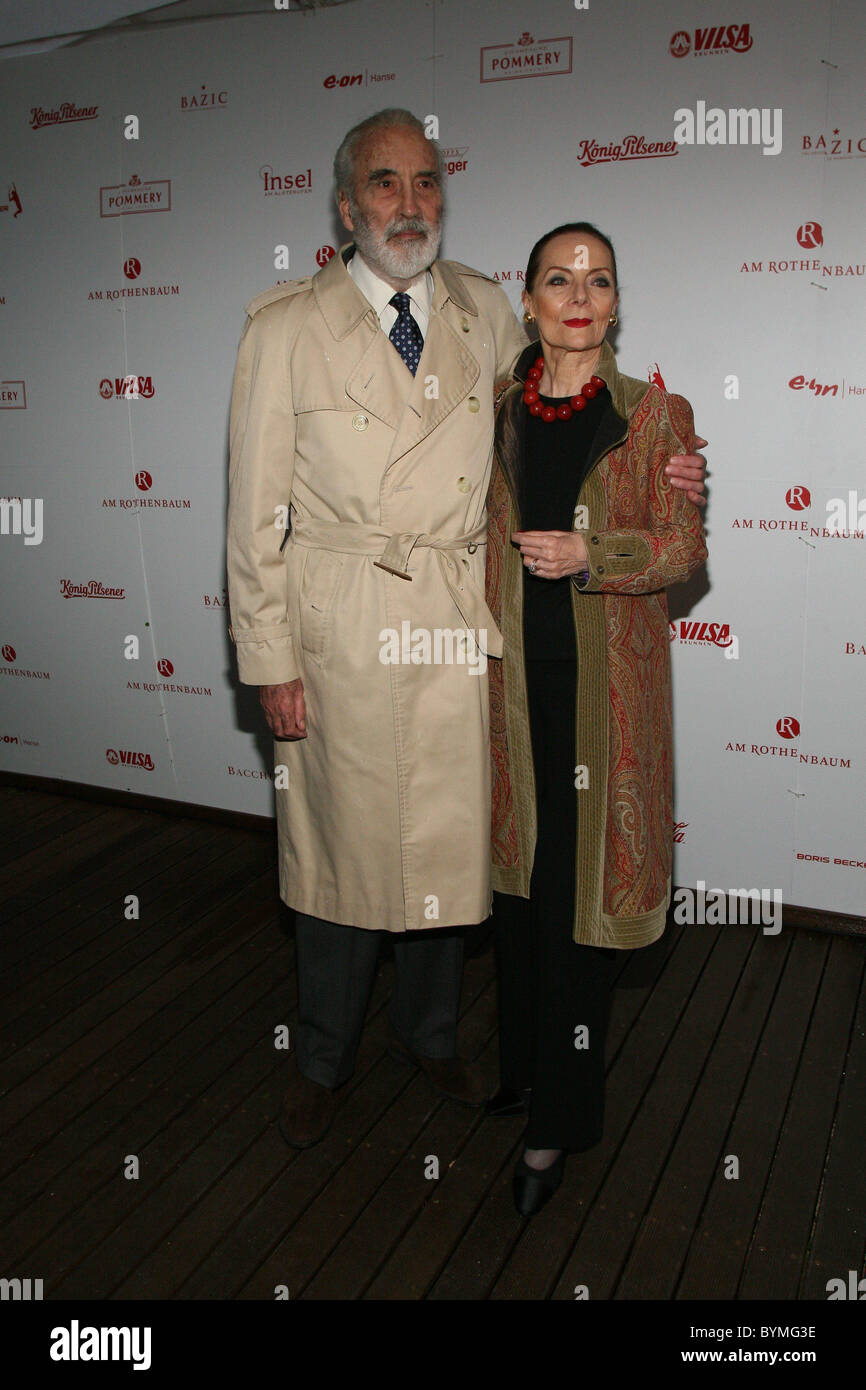 Christopher Lee and wife Gitte DTP Players Night at the Insel am ...